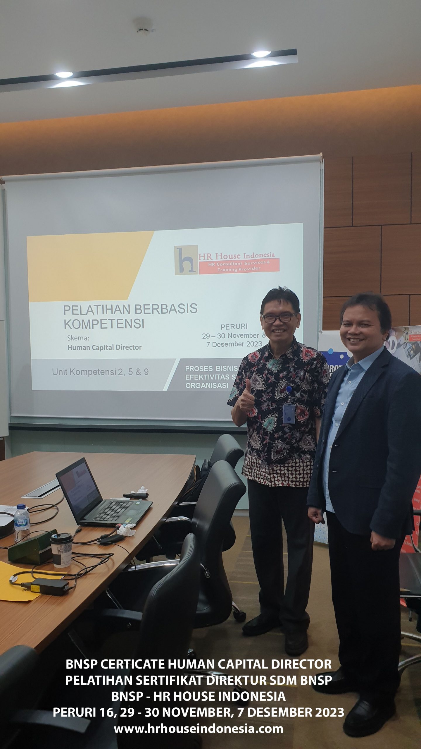BNSP CERTIFICATION CERTIFIED HUMAN CAPITAL DIRECTOR – BNSP RI HR HOUSE ...